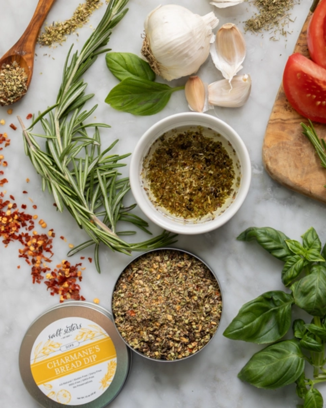 Salt Sisters Bread Dip Mix - Gourmet Herb & Spice Blend | Flourish ...
